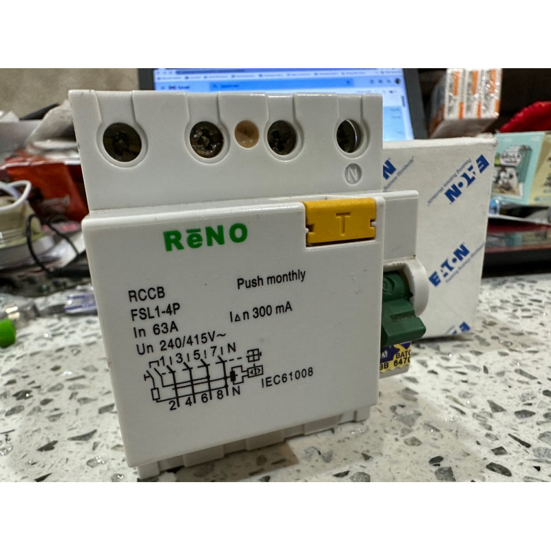 Reno RCCB 4 Pole 63A (SIRIM Approved) | Shopee Malaysia