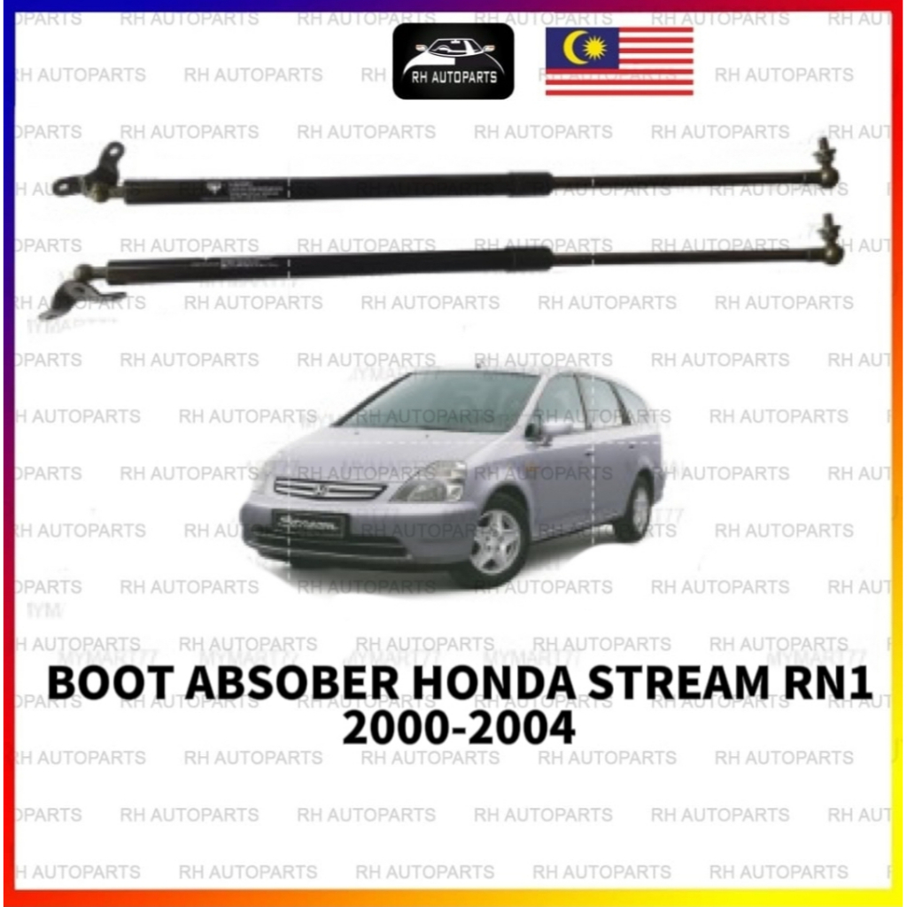 Honda Stream RN1 2000-2004 Boot Absorber Gas Spring Rear Bonnet Damper ...