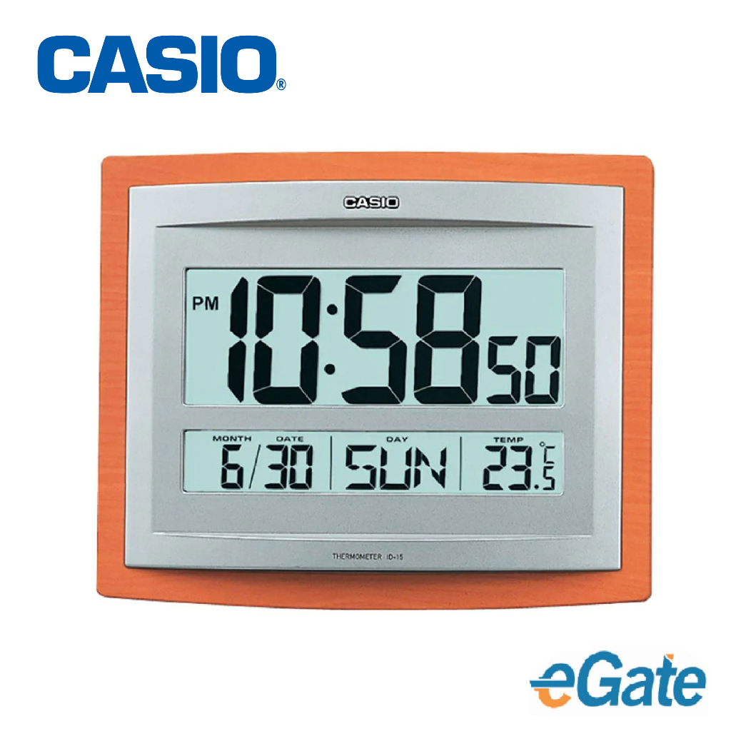 Casio ID-15S-5DF Clock Digital with Thermometer | Shopee Malaysia