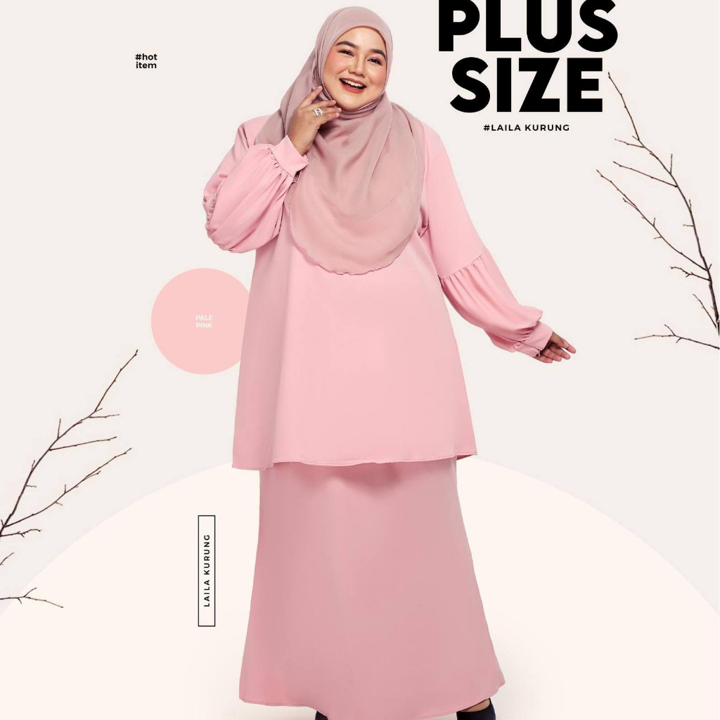 🔥PLUS SIZE🔥 NURSAFIA KURUNG LAILA, BAJU KURUNG SAIZ BESAR, KURUNG PLUS ...