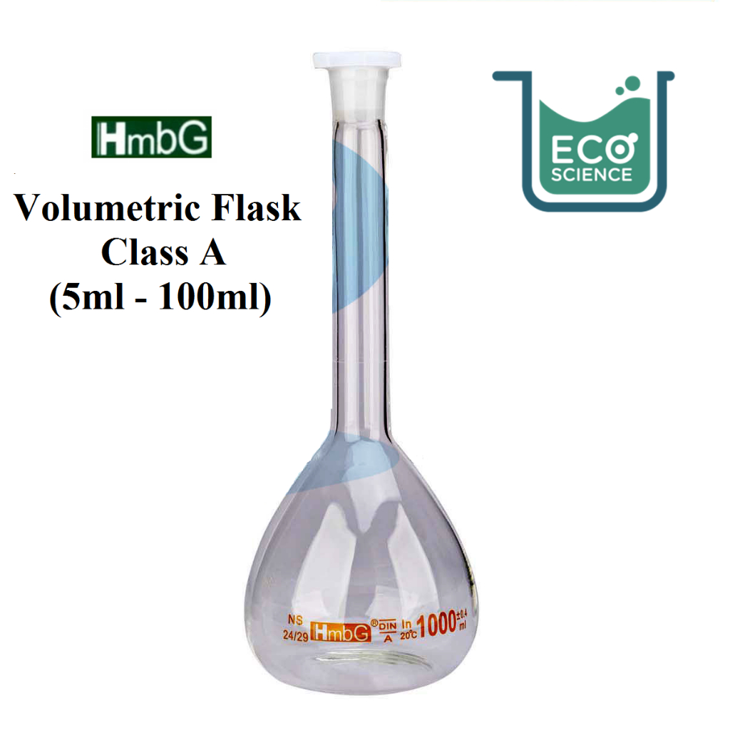 Volumetric Flask | Kelalang Volumetrik, Class A, HmbG (5ml - 100ml ...
