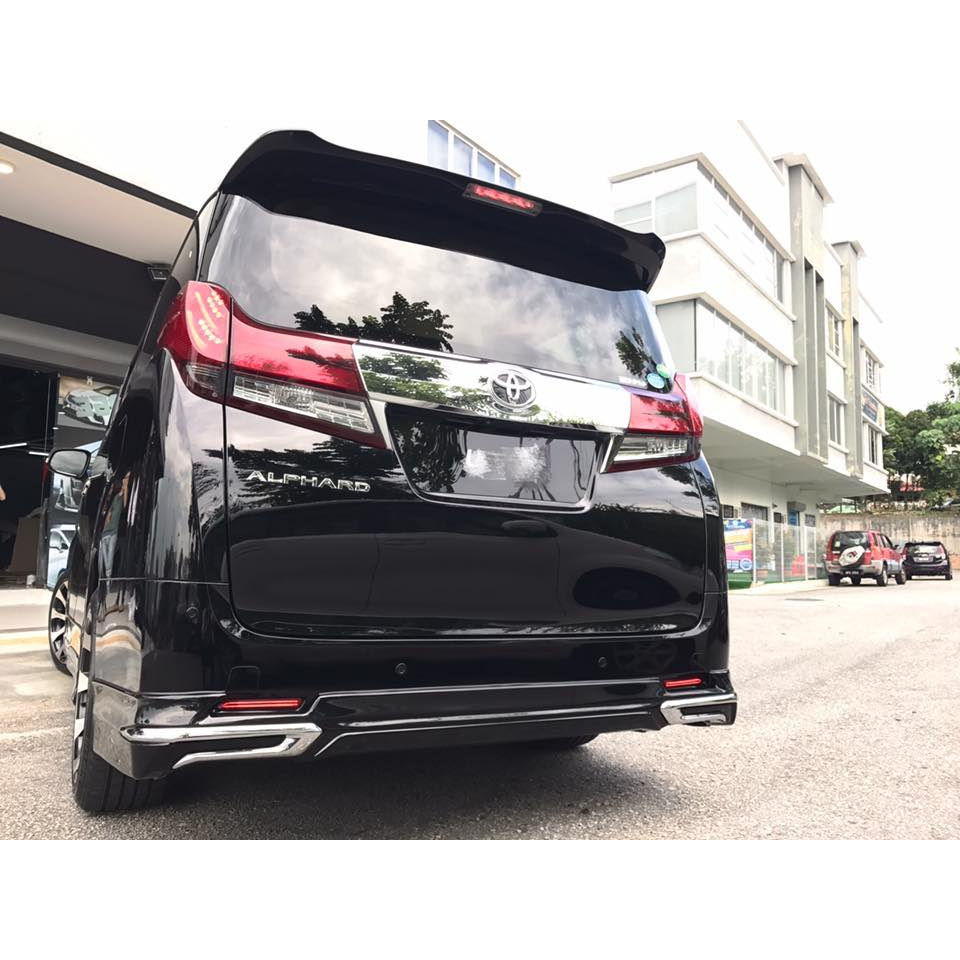 Toyota Alphard 2015 AGH30 Aero / Normal Modellista Bodykit , Body kit , Skirting Lip 2015 2016 ...