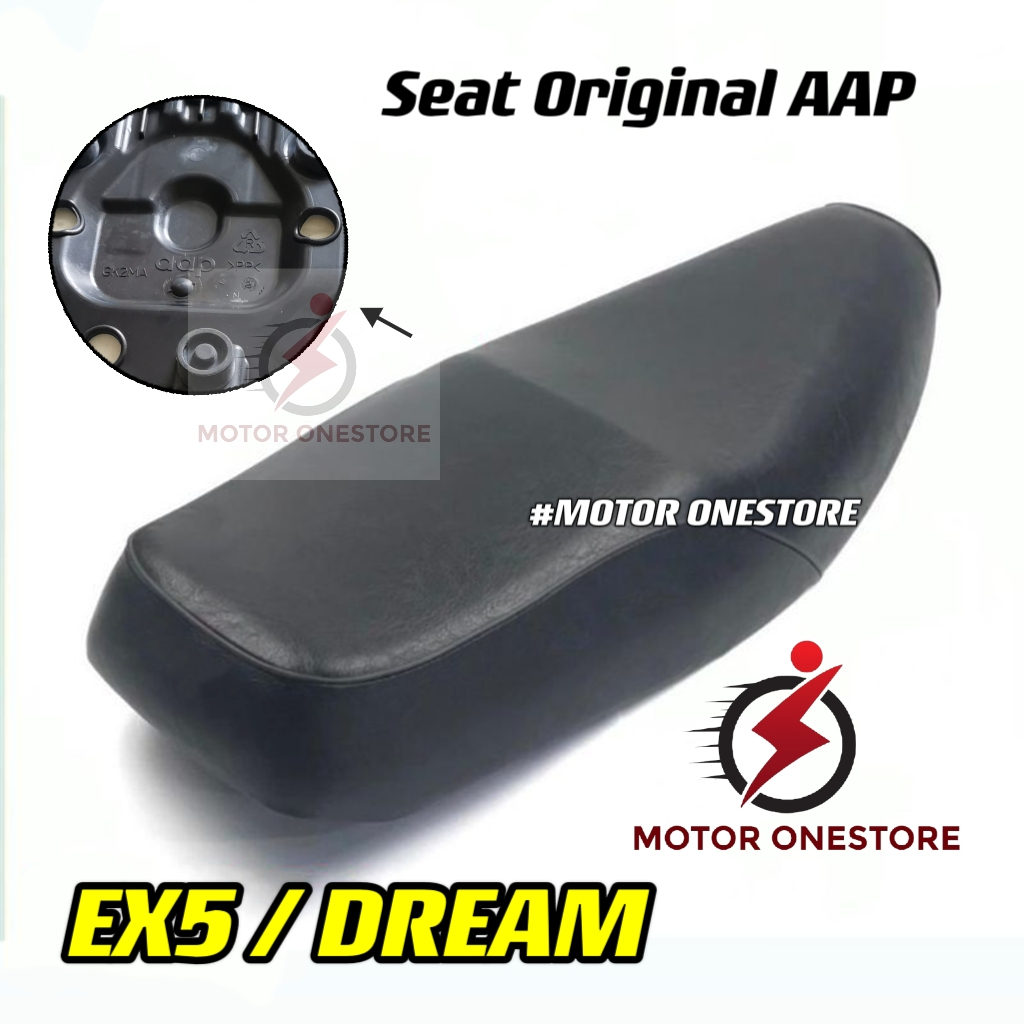 (ORIGINAL AAP) HONDA EX5 DREAM SEAT TEMPAT DUDUK SEAT KUSYEN CUSHION CUSION MOTOR DOUBLE SEAT ...