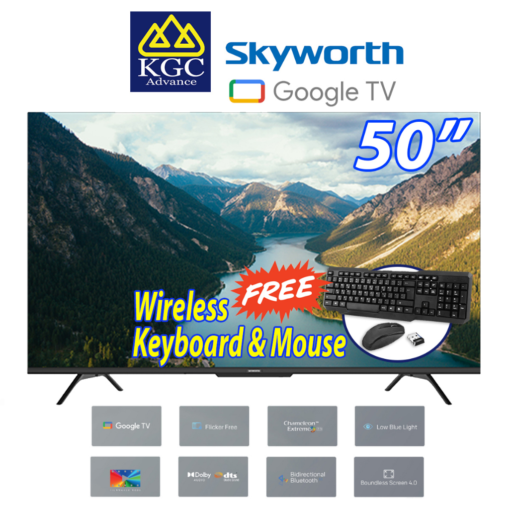 [Free Ship] Skyworth 50″ SUE7600 4K Google LED TV 50SUE7600 [Free ...