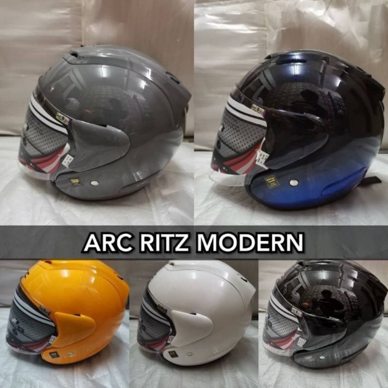 HELMET ARC RITZ MODERN GREY MODERN WHITE MODERN BLACK MODERN YELLOW 2 ...