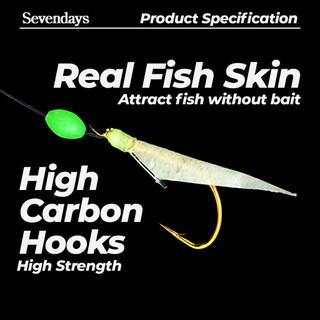 SevenDays Sabiki Rig Size #6 - #16 Fishing Hook Apollo Apolo Pancing ...