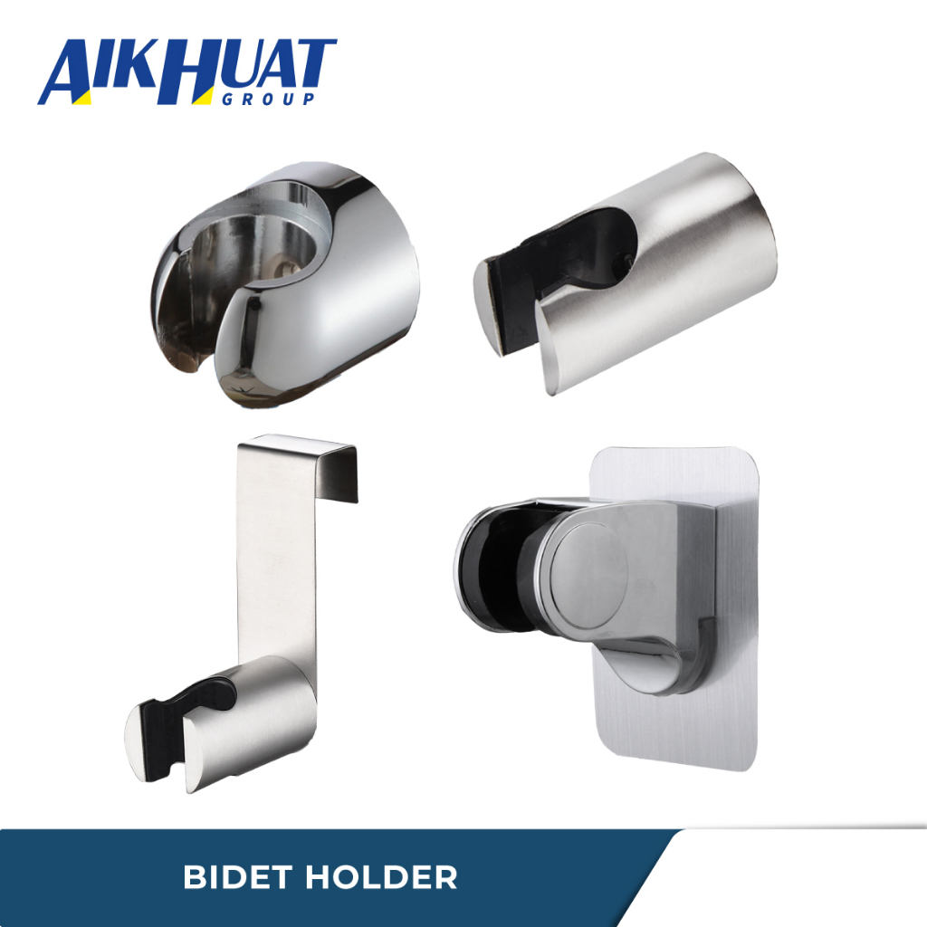 Bathroom Bidet Holder Shower Head Bracket Wall Mount / Holder Hanger ...
