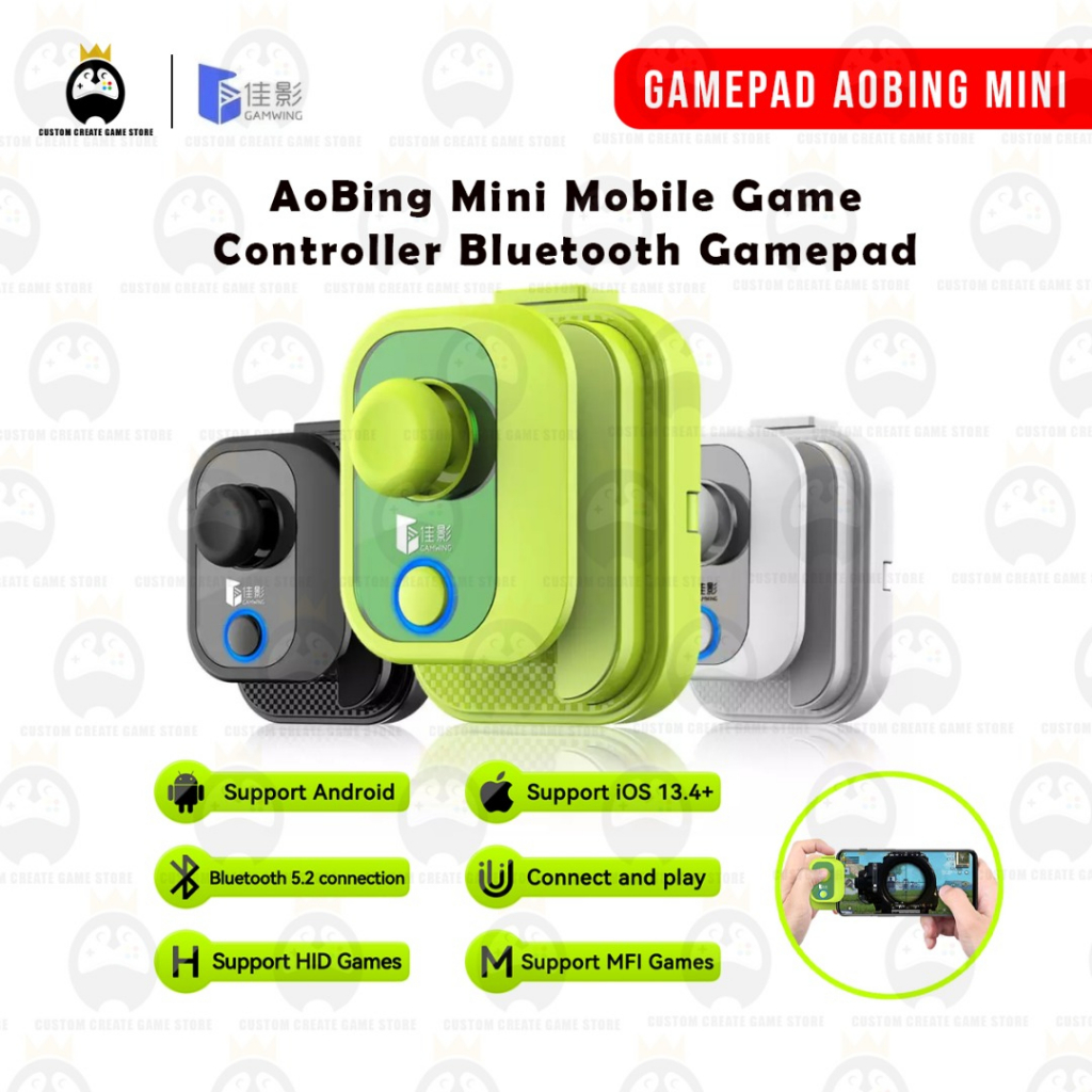 GAMWING Gamepad AoBing Mini Mobile Game Controller Bluetooth Gamepad ...