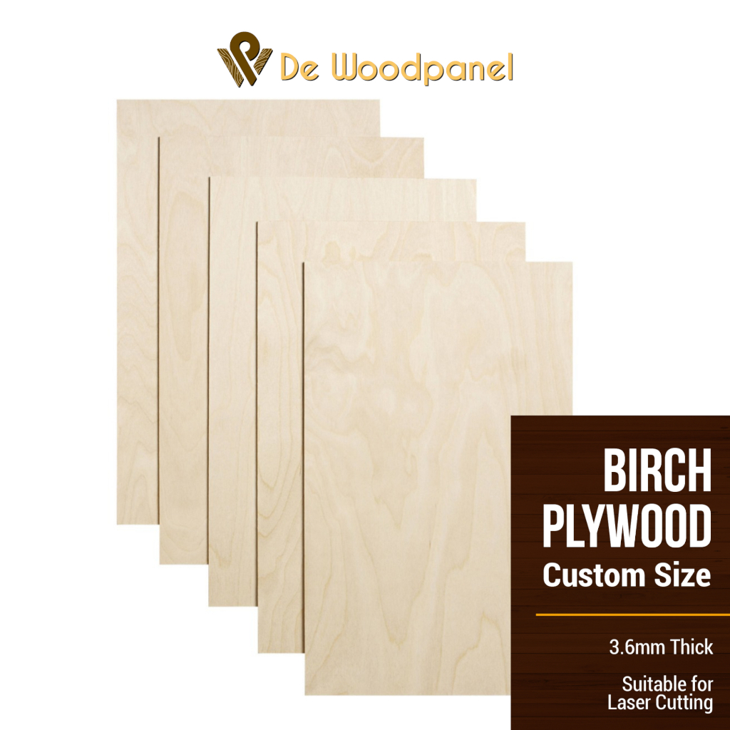 3mm Birch Plywood (A4),300x300,400x400 & Custom Sizing (Specialist for ...