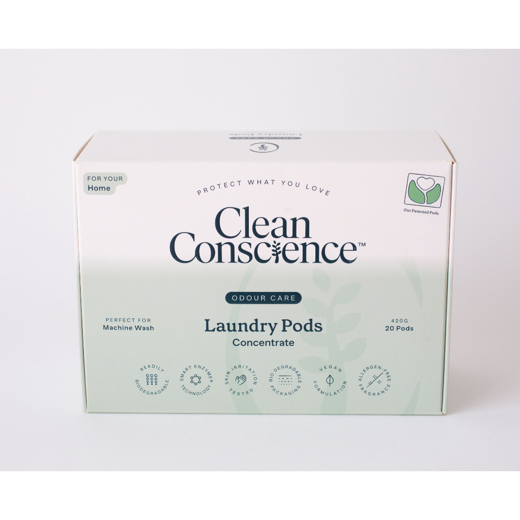 Clean Conscience Concentrate Laundry Pods - Odour Care (20Pcs) | Shopee ...