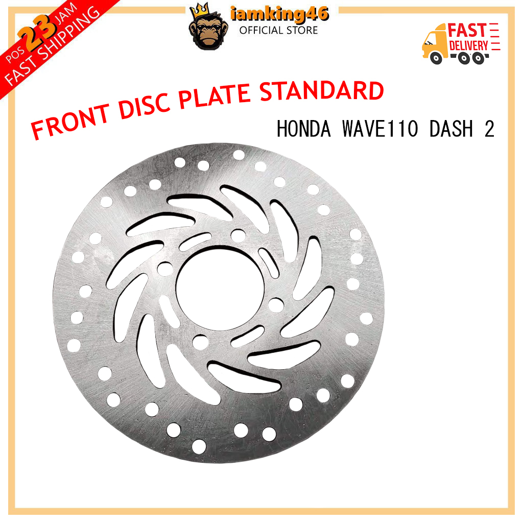 HONDA WAVE110 DASH 2 FRONT DISC PLATE STANDARD TOKAHI W110 | Shopee ...