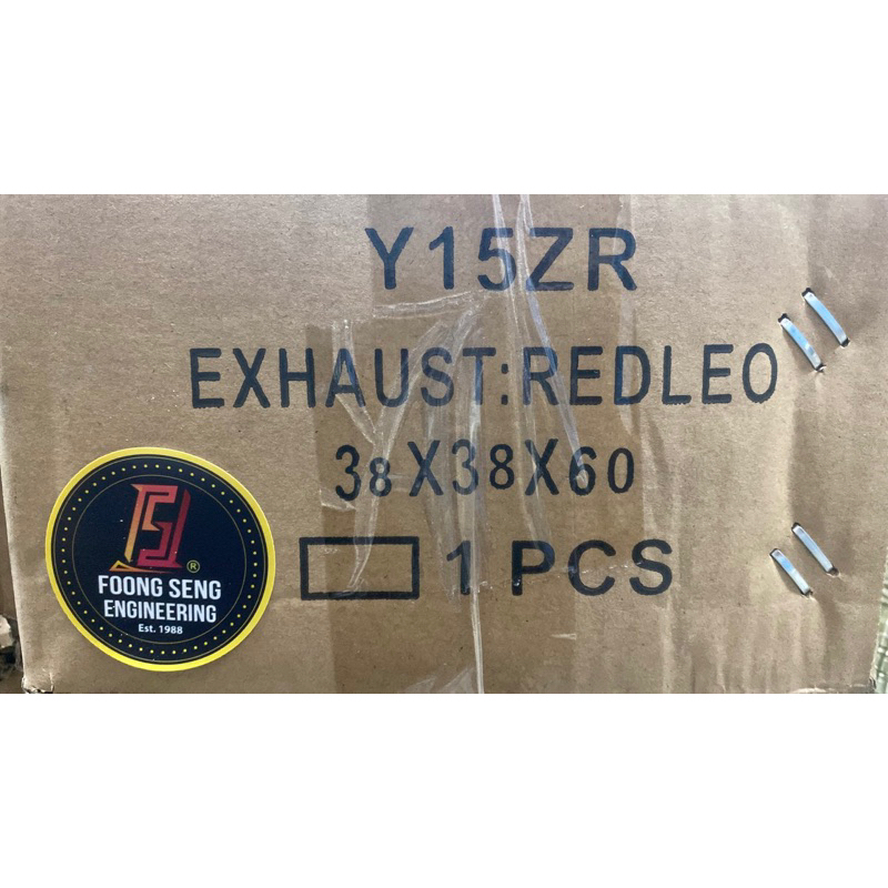 💯 ORIGINAL RED LEO Y15 / LC135 v1 - v8 / RS150 Y16 Y15ZR RACING EXHAUST EKZO EXZO RED LEO ...
