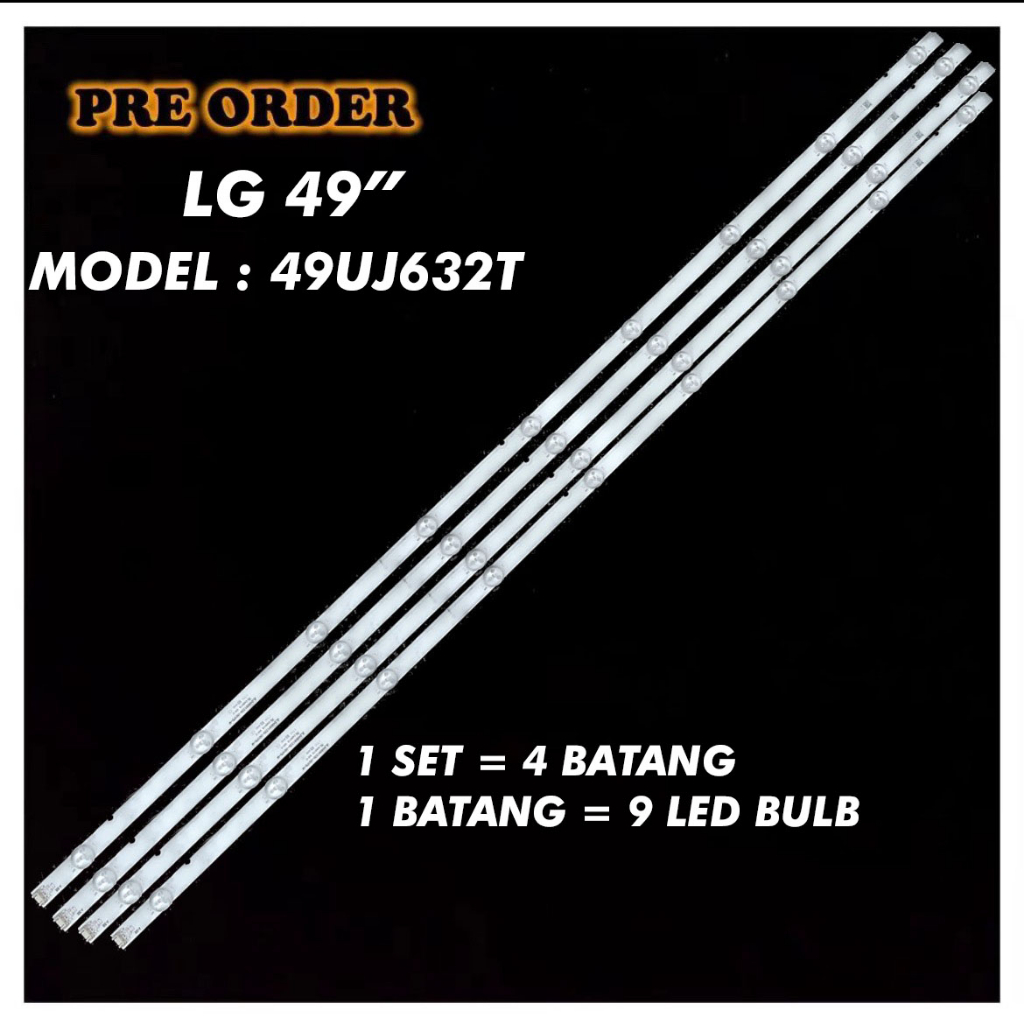 49UJ632T LG 49" LED TV BACKLIGHT(LAMPU TV) LG 49 INCH LED TV 49UJ632 | Shopee Malaysia