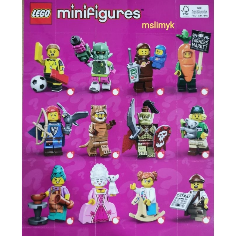 "mslimyk" Lego 71037 Series 24 Minifigures | Shopee Malaysia