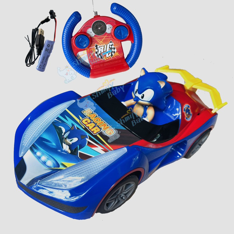 Mainan Kereta SONIC The Hedgehog Remote Control Car with RC car ...