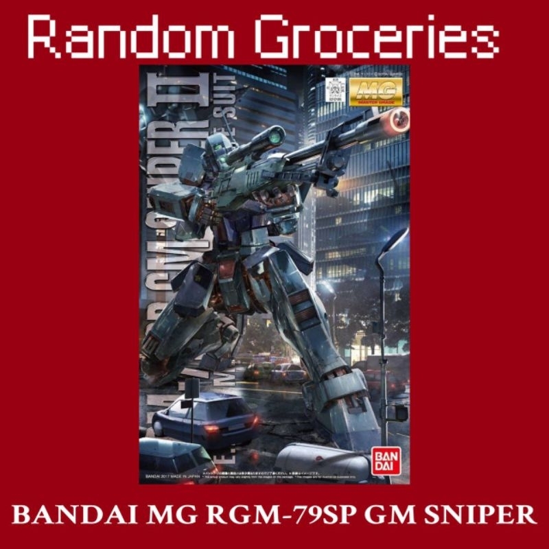 BANDAI MG RGM-79SP GM SNIPER GUNDAM | Shopee Malaysia