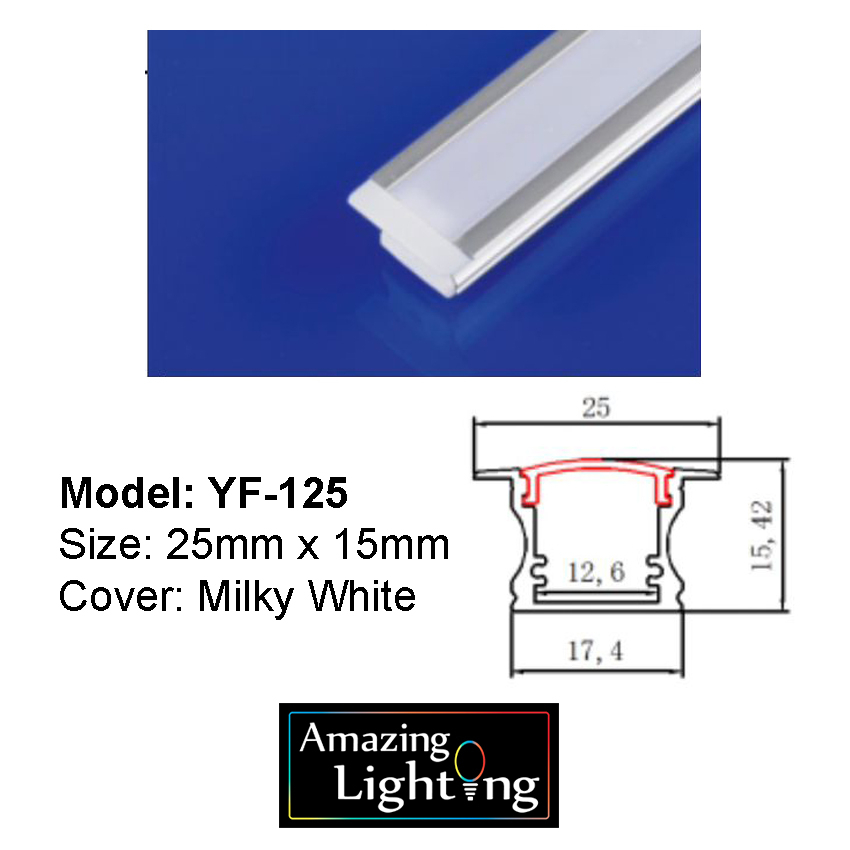 Aluminium Profile Casing LED Light Channel Strip Light LED Track Light ...