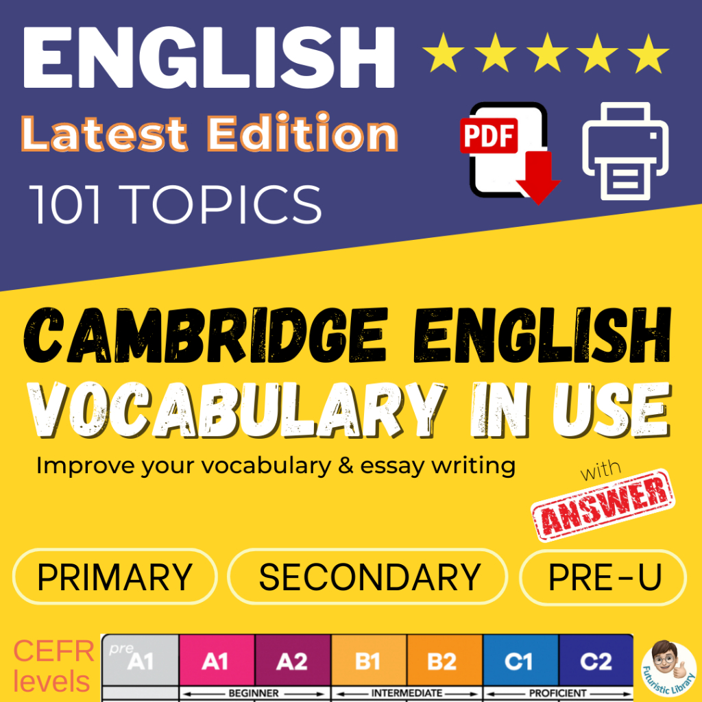 E1 English Vocabulary in Use Advanced Workbook + Answer | Cambridge ...