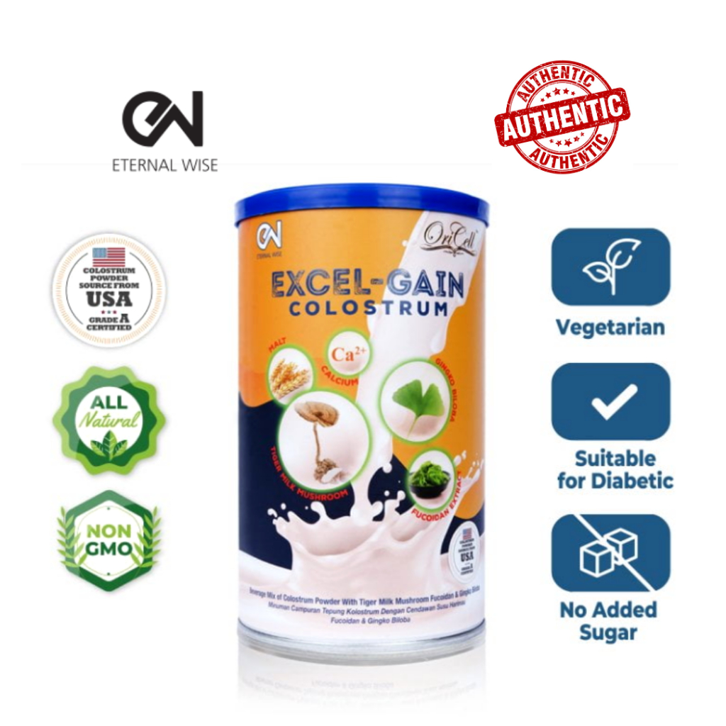 Eternal Wise OriCell Excel-Gain Colostrum 500gm EXP: FEB 2025 | Shopee ...