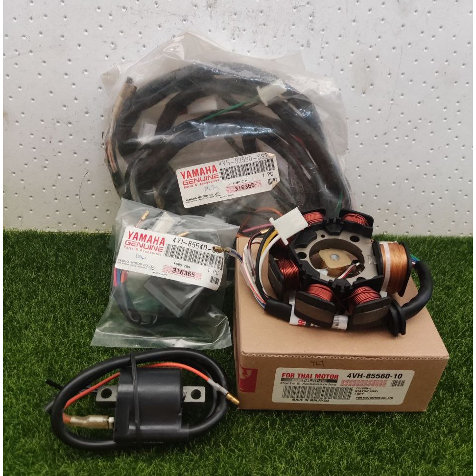 YAMAHA Y110 2, SS2 WIRING + FUEL COIL + CDI UNIT + PLUG COIL SET ...