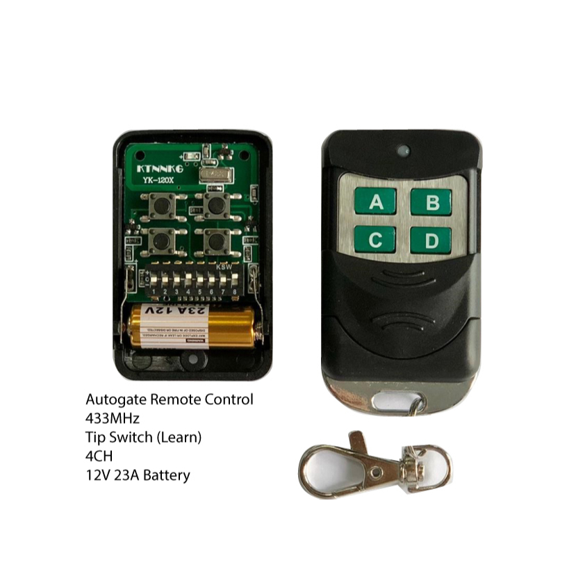 Autogate 4CH Remote Control Dip Adjustable 433MHz for Arm Control Panel ... Autogate 4CH Remote Control Dip Adjustable 433MHz for Arm Control Panel ...