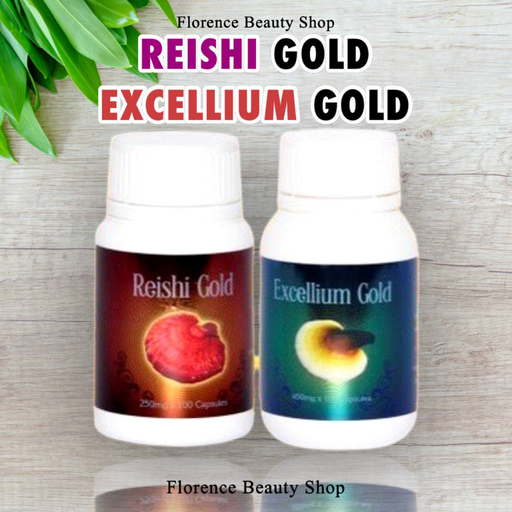 🔥PEK GOLD 🔥REISHI GOLD & EXCELLIUM GOLD (100capsule) | Shopee Malaysia