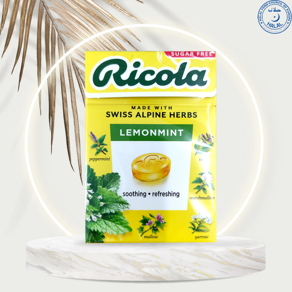 Ricola Herb Swiss Herb Lozenges 40g Sore Throat Lozenges Fisherman Candy Gula Sakit Tekak ...