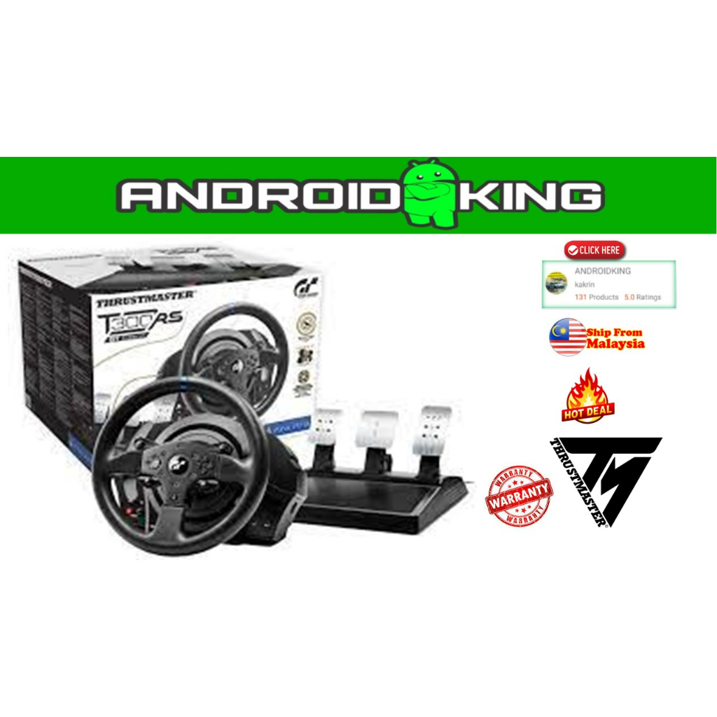 Local Warranty Thrustmaster T300rsgt Wheel Racing Simulator PS4 PS5 PC ...