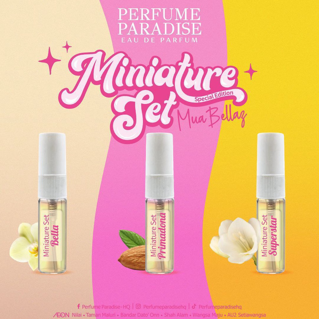 PERFUME PARADISE MUABELLAZ MINIATURE SET | Shopee Malaysia