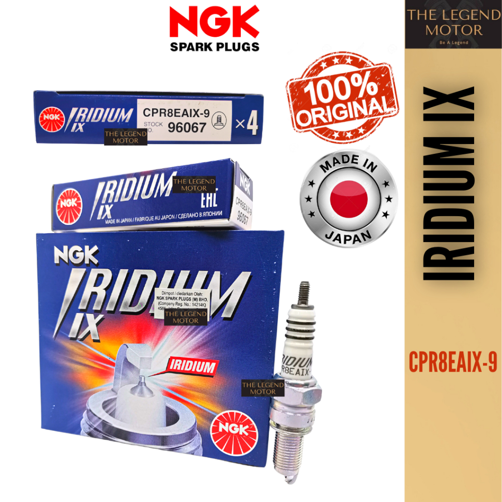 NGK IRIDIUM IX SPARK PLUG RACING Long Life CPR8EIX CR9EIX CR7HIX BR8EIX CR8EIX CR9EIX Y15ZR ...