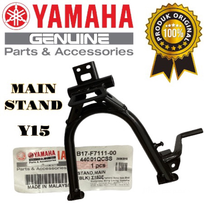 🔥100% ORIGINAL HLY Y15 V1 MAIN STAND / DOUBLE STAND / TONGKAT DUA Y15 ...