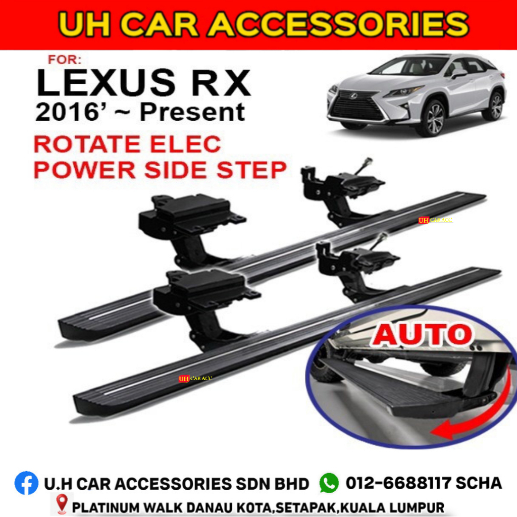 LEXUS RX POWER SIDE STEP RETRACTABLE RUNNING BOARD AUTOMATIC RUNNING ...