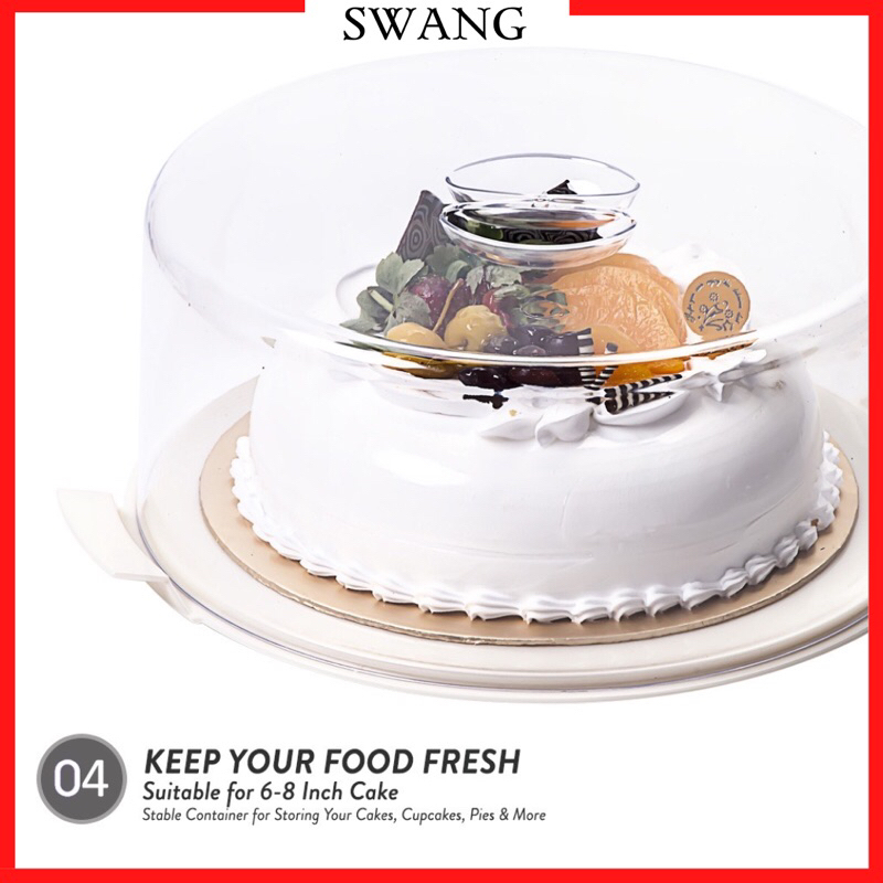 Elianware Multipurpose Birthday Cake Keeper Storage Case with Cover ...