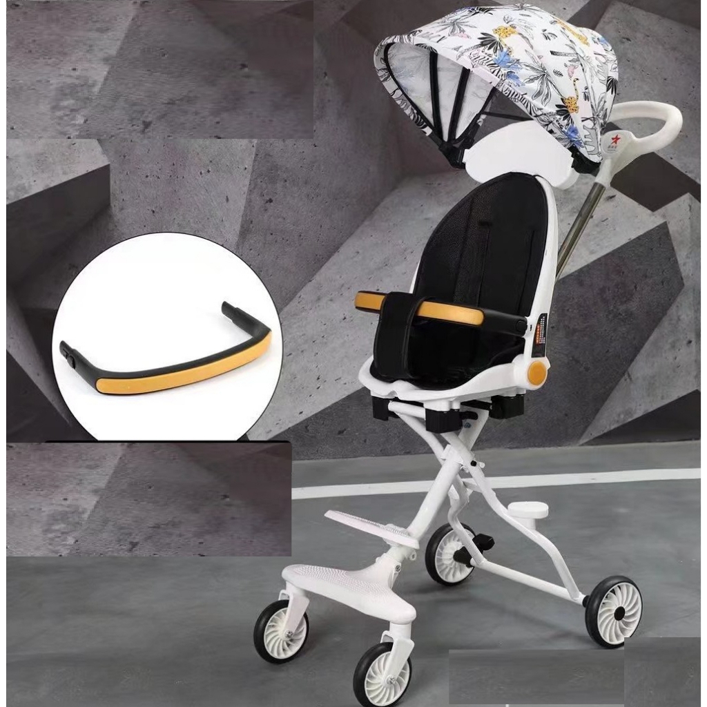Foldable Baby Stroller 4 Wheels with Umbrella Kids Stroller Magic ...