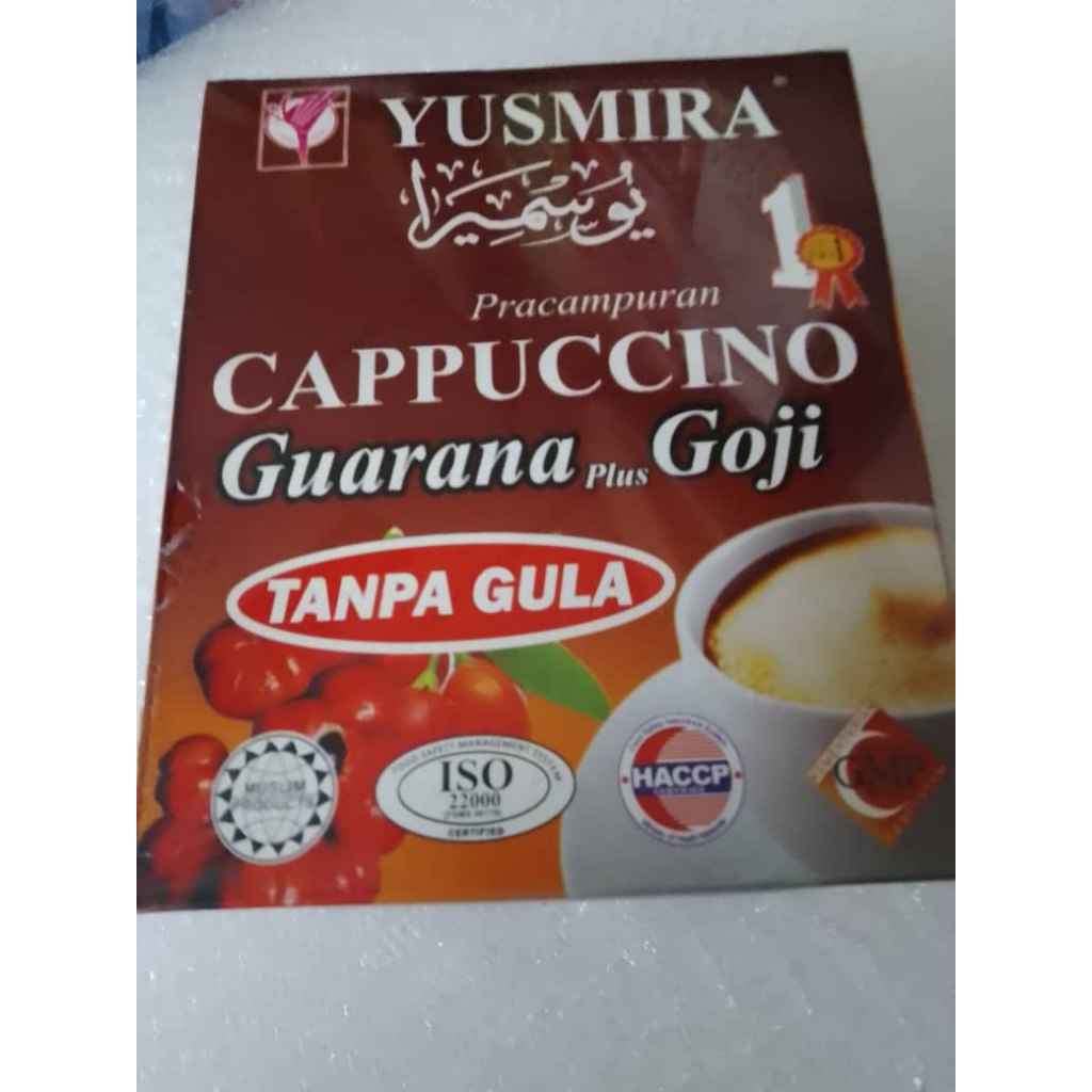 yusmira cappuccino guarana plus goji stevia (tanpa gula) | Shopee Malaysia