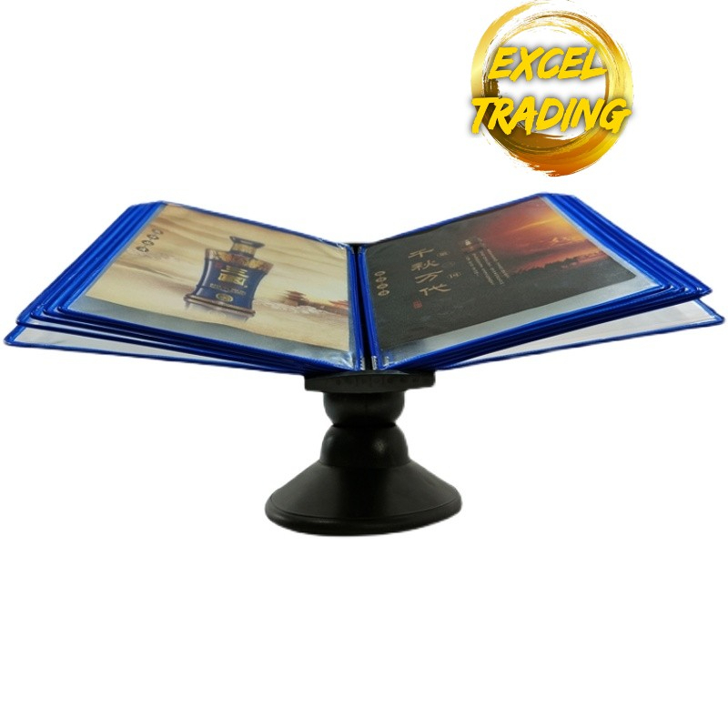A4 Desktop Flip Display Folder 360 To Rotate 10 Pages Table Put A4