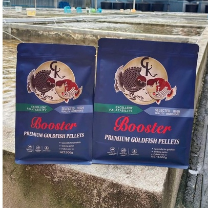 (Ready Stock) Ck Booster Premium Goldfish Pellets / Sinking / 500G / 1KG / Dedak Ikan Tawar ...