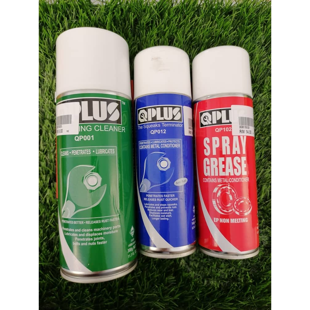 QPLUS PENETRATING CLEANER/ THE SQUEAKS TERMINATOR/ SPRAY GREASE ...
