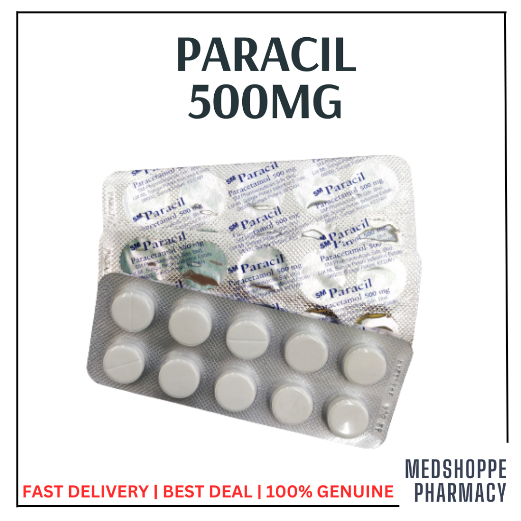 Paracil 500mg Tablets 10's (Relieve fever and headache) | Shopee Malaysia