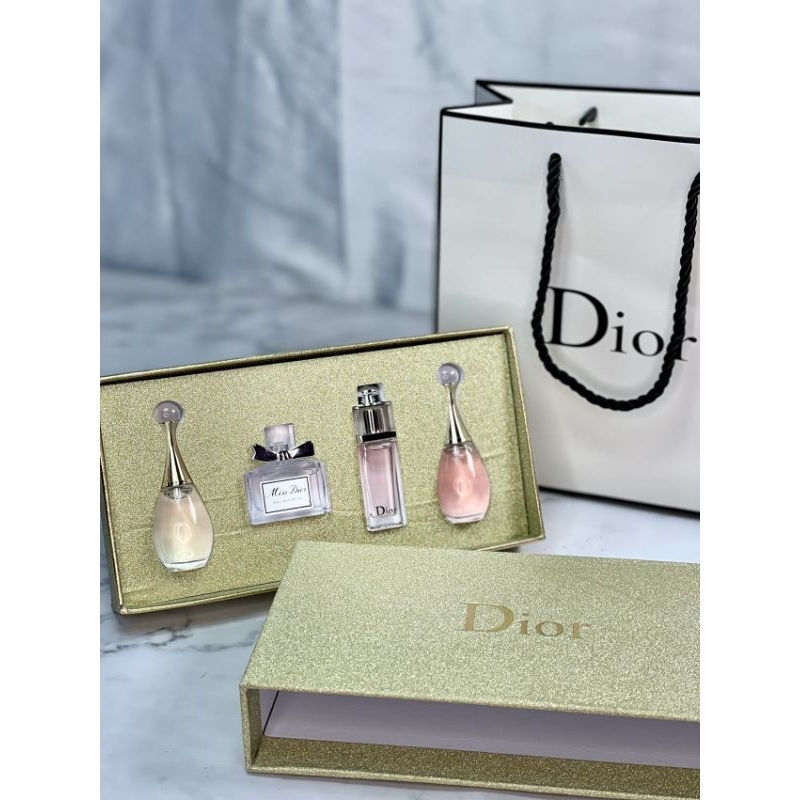 Dior Gold_ 4in1 Set( Ready Stock) | Shopee Malaysia