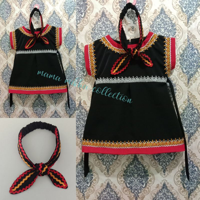 Dress Kanak- Kanak Tema Tradisional Sabah Sarawak | Shopee Malaysia