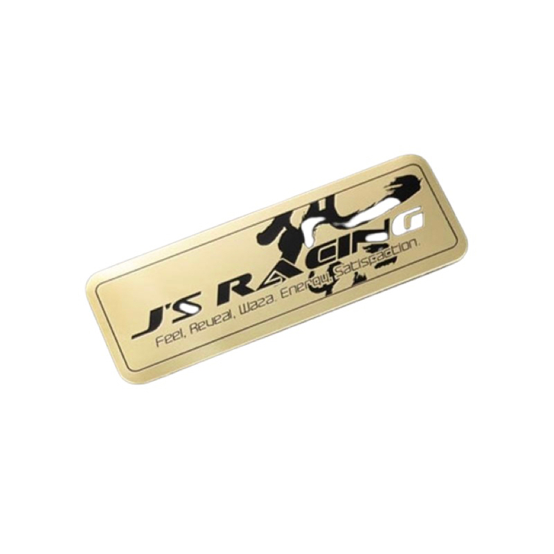 Js RACING Waza Gold Metal Plate Emblem (Original 🇯🇵) | Shopee Malaysia