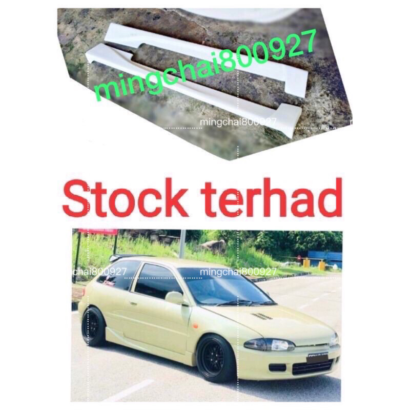 🌈FRP PROTON SATRIA SIDE SKIRT HOT SALES SUPER SALES MUGEN R3 SATRIA ...