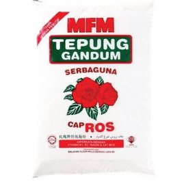 Tepung Gandum Cap Rose - 850 Gram from MFM - All Purpose Flour Wheat ...