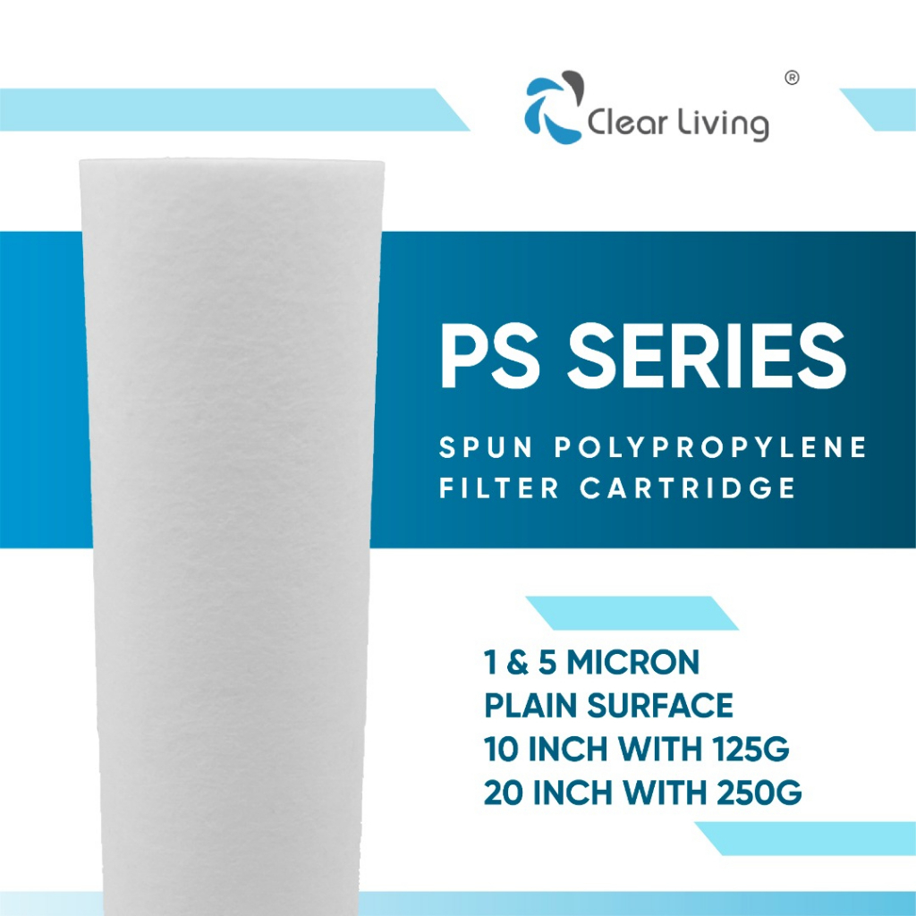 [CLEANWASH] PS Series PP Sediment Filter 1 micron 5 micron 10" 20" PP ...