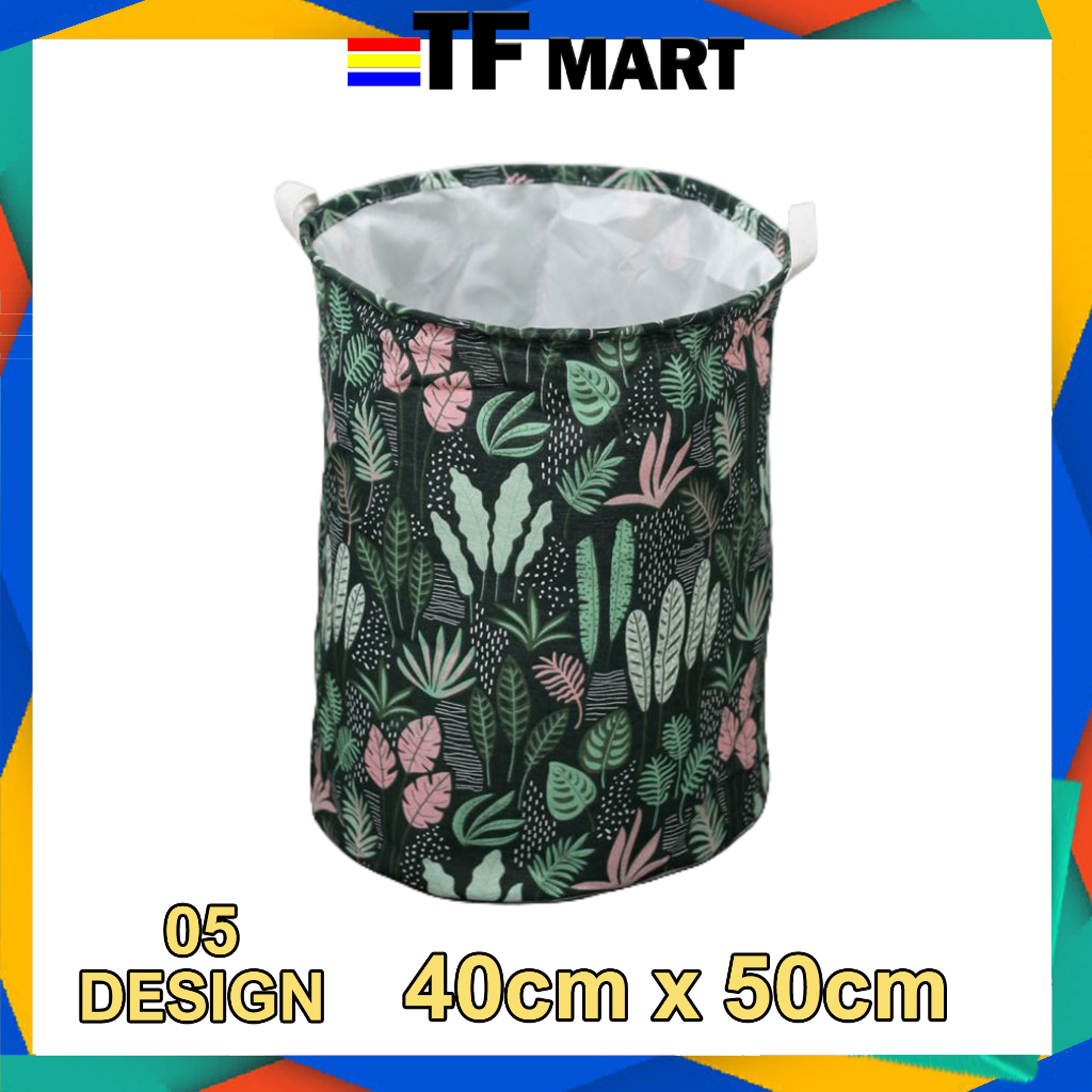 TFMART (BIG SIZE 80L) Laundry Basket Bag Bakul Baju Kain Laundry Dobi ...