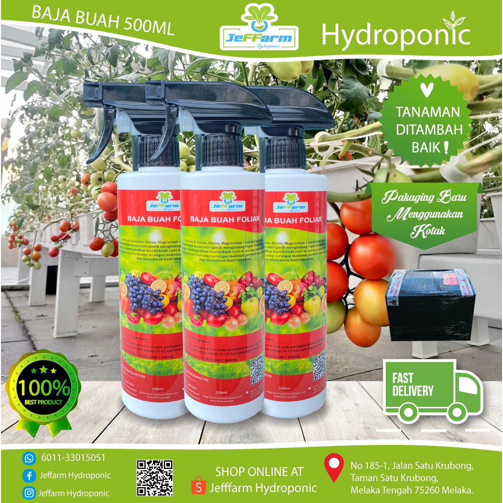 BOOSTER BAJA BUAH SEMBURAN 500ML | JEFFARM HYDROPONIC | Shopee Malaysia