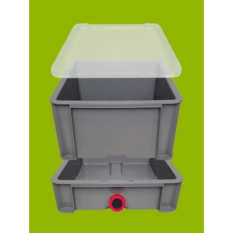 Composting Container 15 Liter Compost Bin Kitchen Scraps Composter Food ...