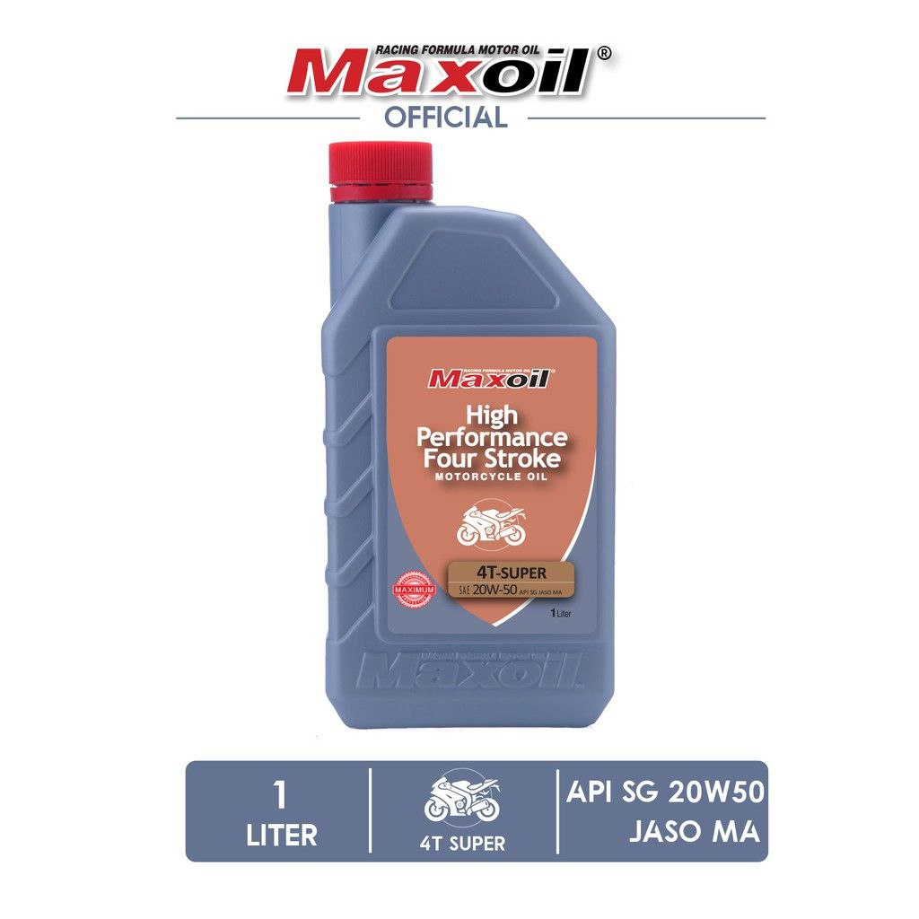 MAXOIL 4T-HIGH PERFORMANCE 20W/50 SG/CD | Shopee Malaysia