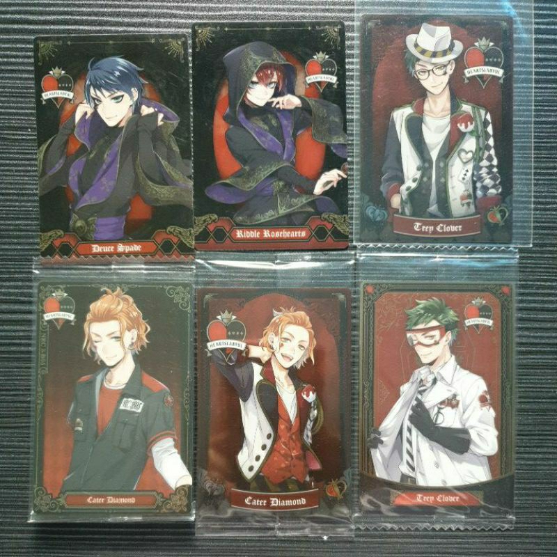 Twst / Twisted Wonderland Heartslabyul Official Trading Cards | Shopee ...